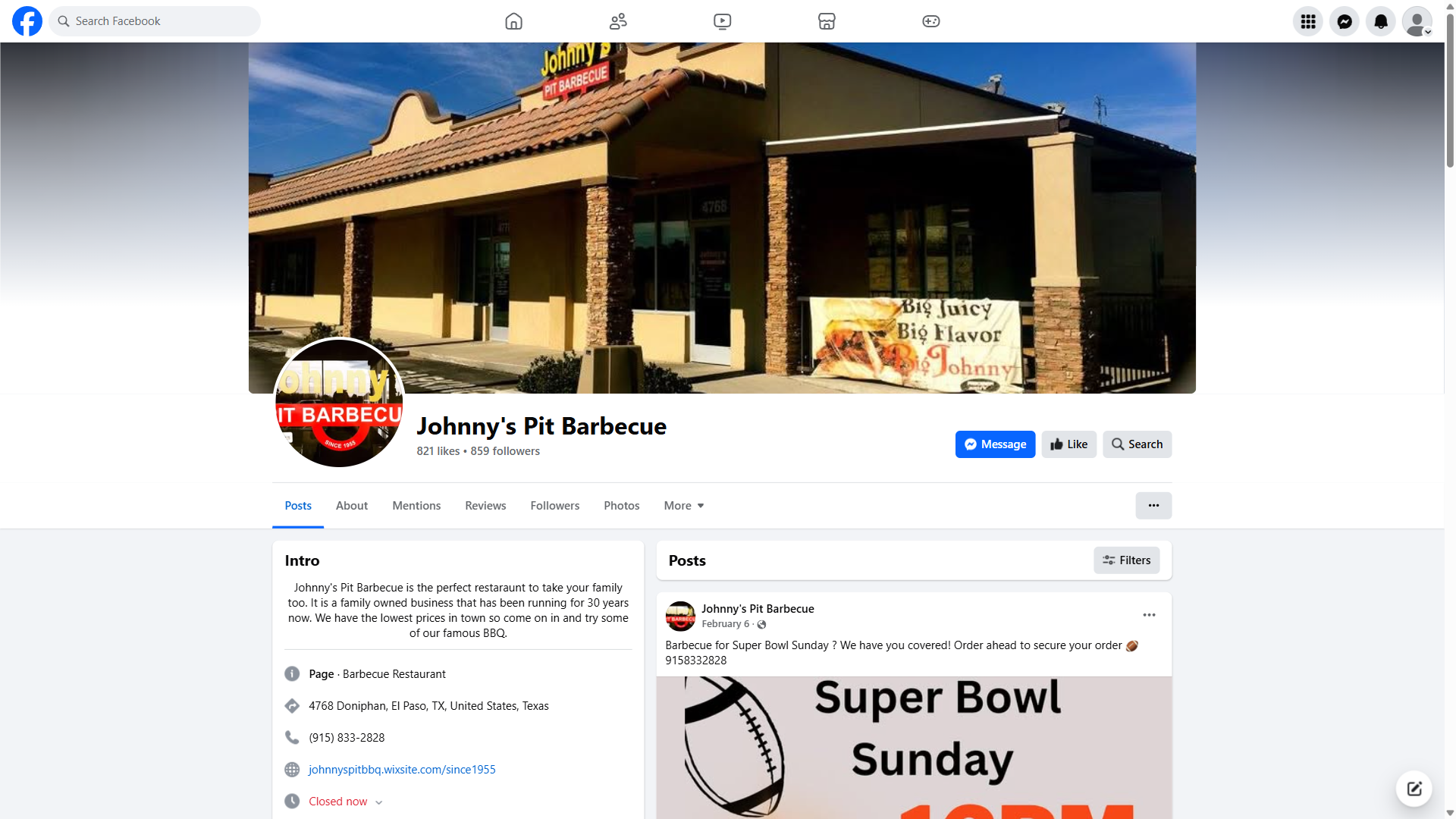 Johnny's Pit Barbecue