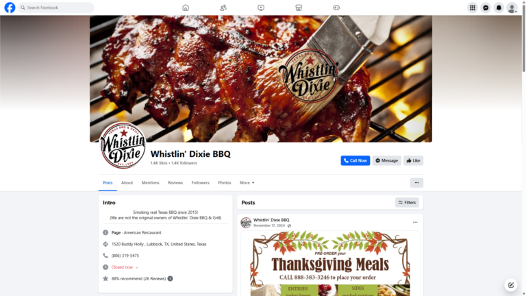 Whistlin' Dixie BBQ Trailer